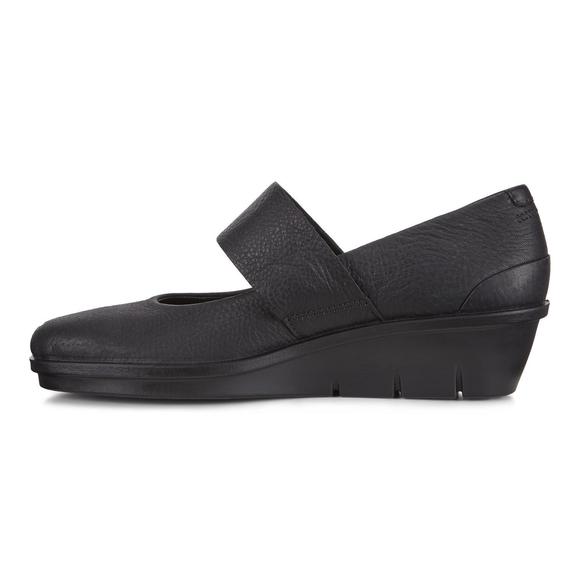 Ecco | Shoes | New Ecco Skyler 45 Wedge Mary Jane Wedge In Blackquarry ...